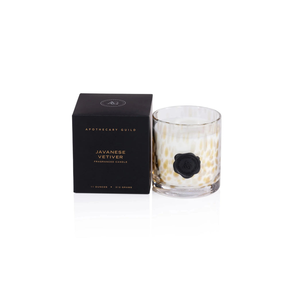 Apothecary Guild Javanese Vetiver Opal Glass Candle in Gift Box – Taryn ...