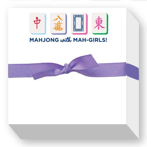 Donovan Designs - MAHJONG with MAH-GIRLS! CHUBBIE NOTEPAD – Taryn x ...