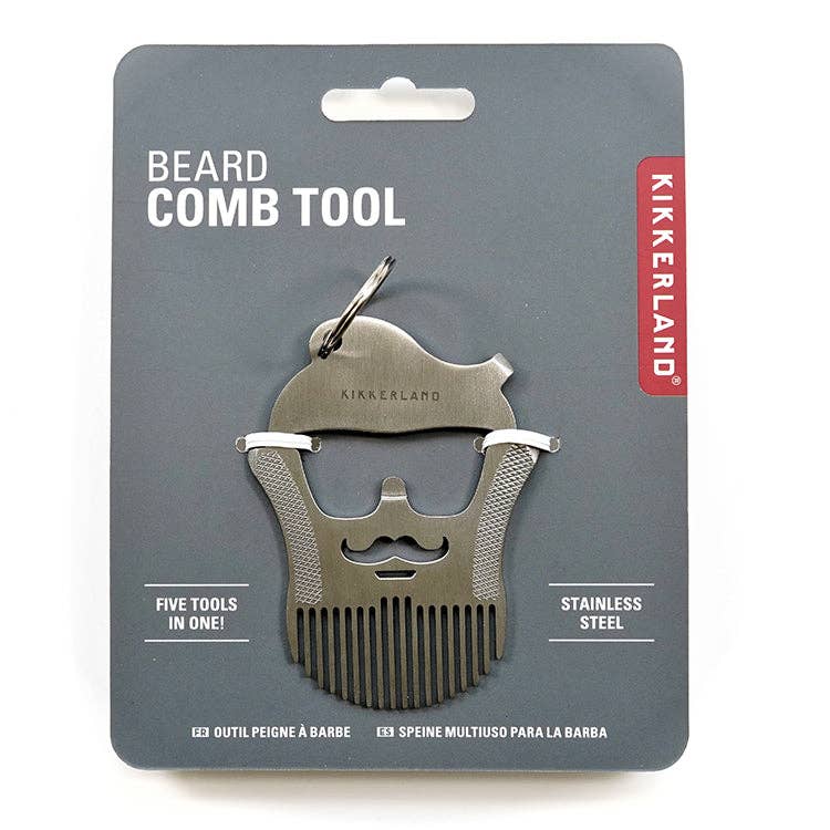 Kikkerland Design Inc - Beard Comb Tool – Taryn x Philip Boutique