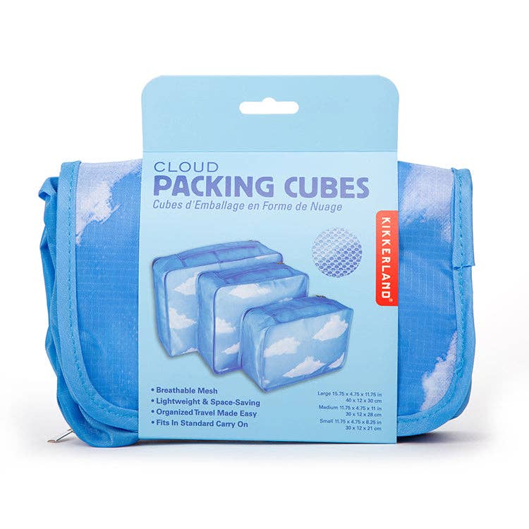 Kikkerland Design Inc - Cloud Packing Cubes – Taryn x Philip Boutique