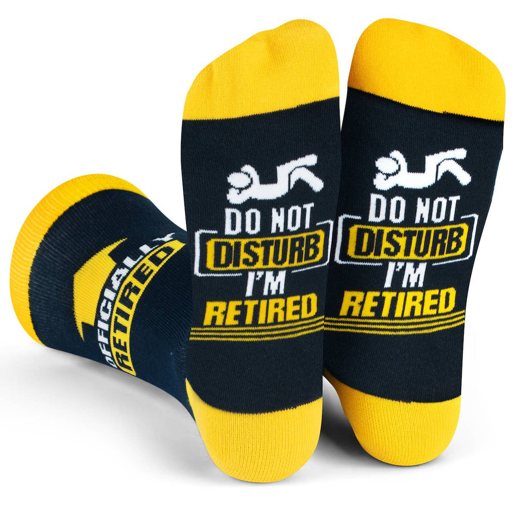Lavley - Do No Disturb, I'm Retired Socks – Taryn x Philip Boutique